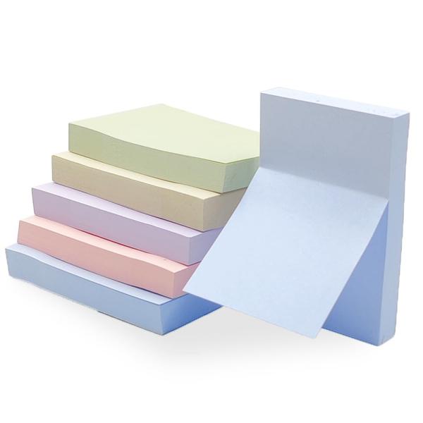 カラー：パステルカラー(ブルー、ピンク、グリーン、パープル、ライトブラウン)サイズ：75mmｘ50mmパッケージ内容：付箋×5冊/100枚 サイズ：75mmｘ50mm 色：パステルカラー(ブルー、ピンク、グリーン、パープル、ライトブラウン)...
