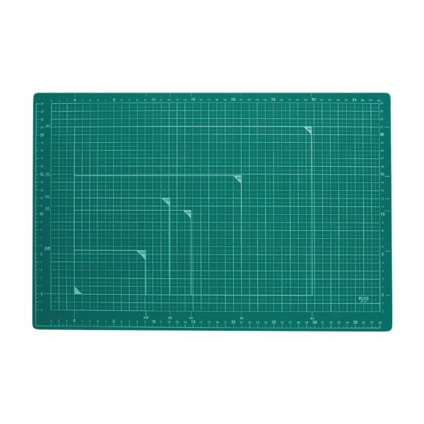 カラー：グリーンサイズ：A3スタイル：単品長時間の作業でも快適な、彩度をおさえたダークトーンカラー。規格:A3 / カラー:グリーン表面印刷(5mm方眼※、規格サイズガイド線)入り、裏面無地の両面使用できるリバーシブルタイプです。※5mmの...