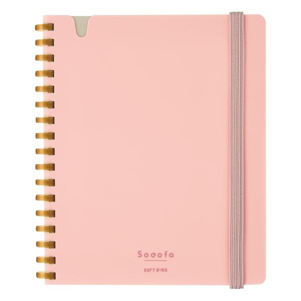 カラー：ピンクサイズ：A6シンプルながらもスマートさと程よいリラックス感のある、ON/OFF問わずに使えるノート【サイズ】 A6変形(中紙寸法：タテ148×ヨコ119mm)【罫内容】 4mm方眼罫 【枚数】 80枚【表紙色】 ピンク【材質】...