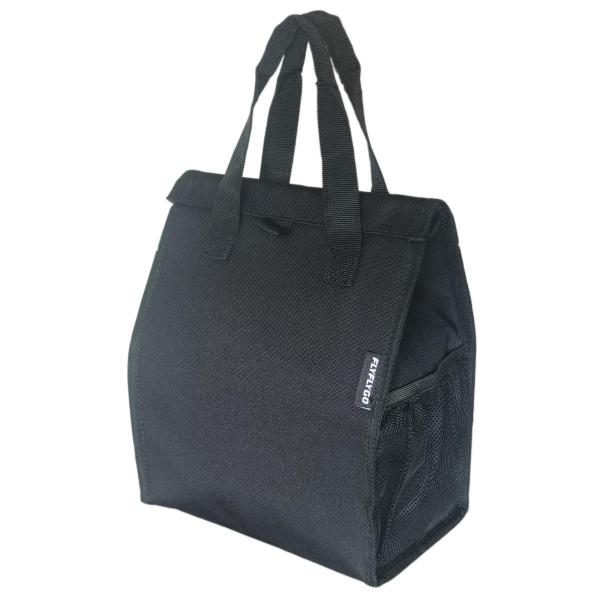 カラー：ブラックサイズ：M【1年中ずっと使える、シンプルで頼れる保冷・保温バッグ】通勤、通学、ピクニック、ちょっとした外出にもぴったりな保温バッグ。撥水加工のオックスフォード布＆環境にやさしいアルミ箔ライナーを使用し、見た目だけでなく、使い...