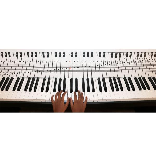 ? ANY PIANO ? Suitable for all popular piano models and 88 key keyboard. Chart sits nicely behind the keys and does not ...