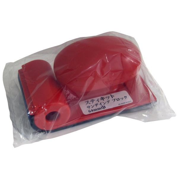 ●リフィールロール装着用サンディングブロックです。●丈夫なポリプロピレン製で、にぎりやすく、研磨面には適度なクッション性のあるゴムパッドがついています。