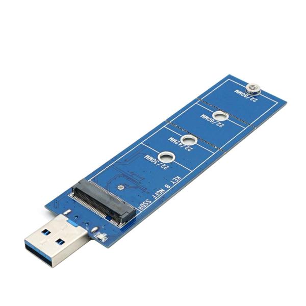 カラー：【SATA対応】-Aサイズ：M.2〜USBアダプタこのアダプタを使用すると、NGFF M.2 BキーSSDをUSB 3.0インターフェイスに変換し、貴重なデータを永続的に保存できます。プラグアンドプレイとホットスワップをサポートしま...