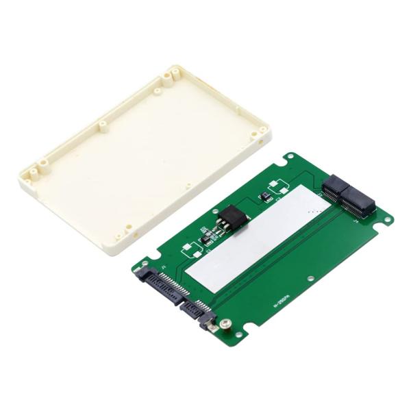 カラー：ホワイトスタイル：2012 Retina7mm 2.5インチ SATA 22ピンからApple A1425 A1398 MC975 MC976 MD212 MD213 ME662 ME664 ME665 SSDハードディスクケースエ...