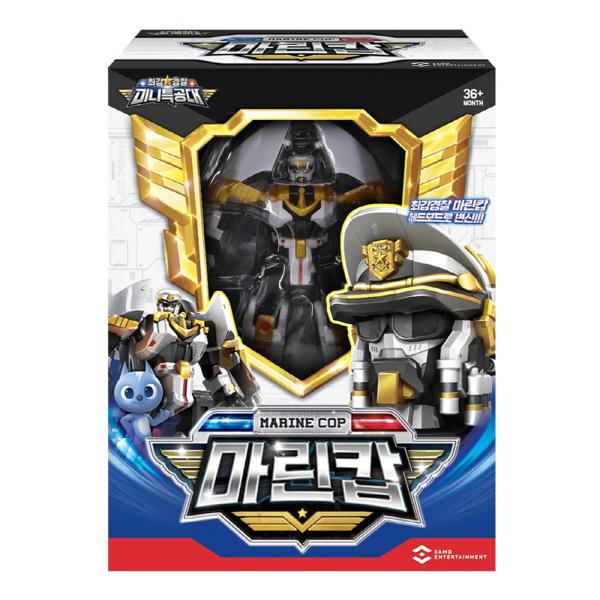 カラー：マリンコップ。スタイル：モダンパッケージサイズ:7.87 x 3.99 x 10.25インチ付属品:ビルドコップ、バッジ、アースクラッシャー、ビルドコップディスプレイスタンド、韓国語マニュアル