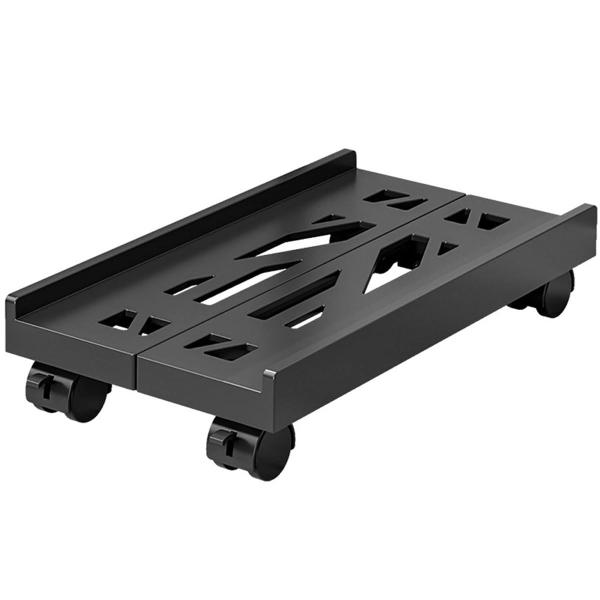 カラー：ブラックスタイル：インダストリアル【放熱性?耐久性強い 】CPUスタンドの下部に中空の設計では、空気の循環を良 くし、 コンピュータの放熱を促すことで放熱効果を得ることができます。【 キャスター2輪にストッパー付き 】ストッパー付き...