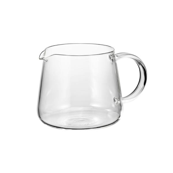 サイズ：0.4 Lスタイル：メモリなし【バリスタの声から生まれました】持ちやすさ・混ぜやすさ・注ぎやすさにこだわったシンプルなコーヒーサーバーです。キレの良い注ぎ口がポイント。【中身が見える】液体の色を素直に愉しめるように側面から目盛りなど...