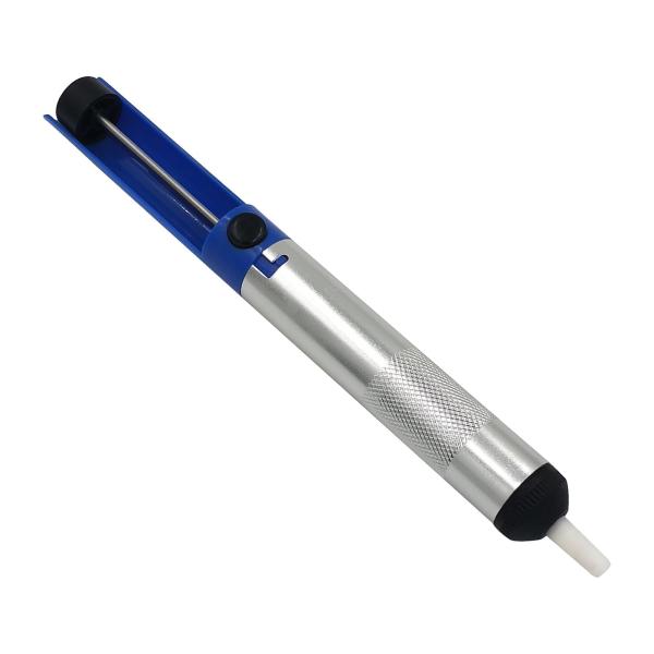 【実用性】：手動タイプのはんだ吸い取り器は電源不要でどこでも使える便利な工具。片手で簡単操作でき、DIY修理やハンダ付け作業に最適です。【強力な吸引力】：高性能スプリング構造により、瞬時に強力な吸引力を発揮。低融点のはんだも効率よく吸い取る...