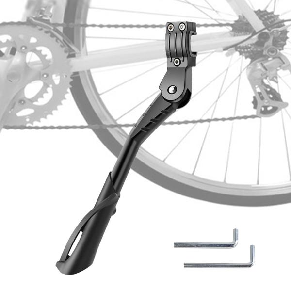 カラー：ブラック 1pcs24"-29"の自転車に対応： マウンテンバイク、ロードバイク、シティコミューター、スポーツバイク、キッズバイクなど、ほとんどの24インチから29インチの自転車にフィットするキックスタンド。451C、650C、70...