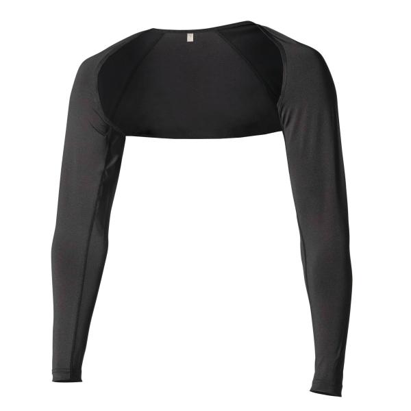 カラー：ブラックサイズ：Sスタイル：カジュアル春夏用ズレない一体型のアームカバー接触冷感と吸汗速乾に優れたCROSS COOLを使用縦にも横にも伸縮するコンプレッション素材春夏用