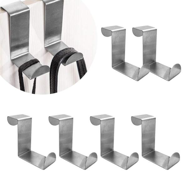 カラー：シルバースタイル：MINIMALIST【製品仕様】本セットには7個のZ字型ドアフックが含まれています サイズは長さ6cm×幅4cm×高さ2.5cmで コンパクトかつ実用的な設計です ドアフック 耐久性に優れ 様々な場面での使用に適し...