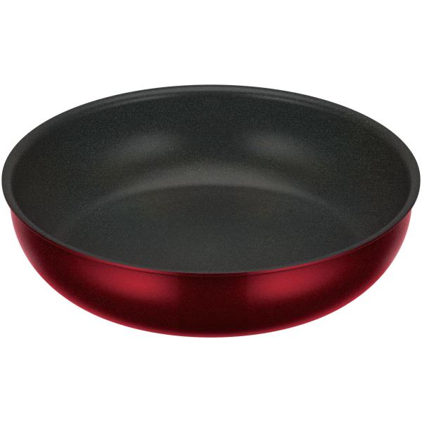 カラー：ディープレッドサイズ：26cmスタイル：IH・ガス対応IH対応取っ手のとれるフライパン本体サイズ(約):幅27.5×奥行き27.5×高さ6.5cm、本体重量(約):700g原産国:中国素材:【表面加工】内面:ふっ素樹脂塗膜加工 / ...