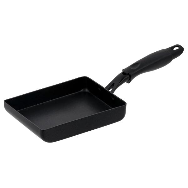 カラー：黒サイズ：13×18cmスタイル：エッグパンサイズ:幅37.0×奥行13.0×高さ7.0cm、重量:約0.4kg、深さ(内面)：3.1mm素材・材質：本体/アルミニウム合金、底面/ステンレス鋼、内面/フッ素樹脂塗膜加工、外面/焼付け...