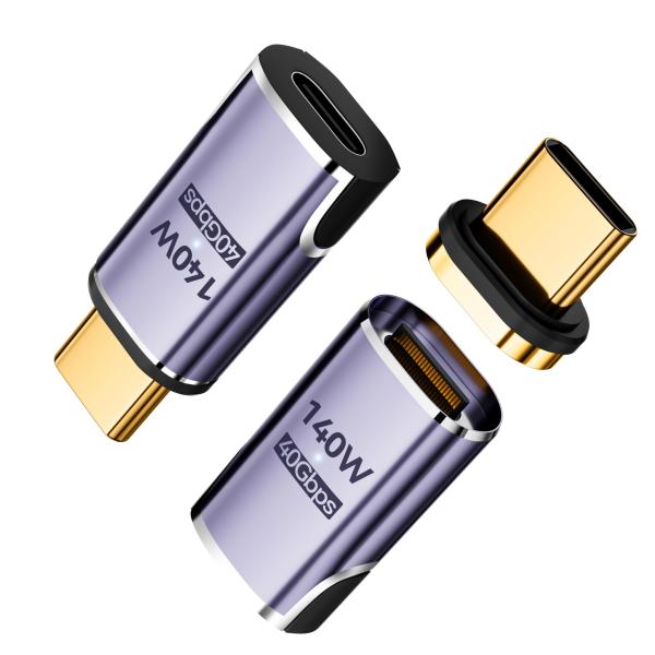 スタイル：140W I字型1個入り(磁気)?【アップグレード140W】：USB Cマグネットアダプターは5V/3A-28V/5A、最大140WのUSB電力供給を実現でき、お使いのデバイスに最速の充電を提供します。?【24ピン磁気設計】：US...