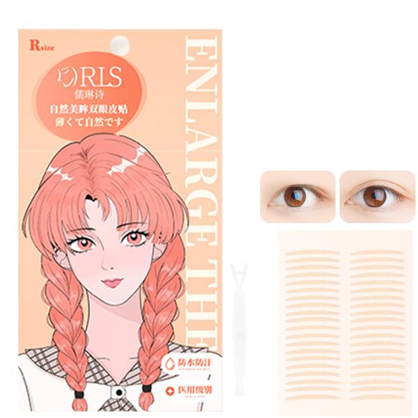 カラー：肌色サイズ：XS-極細【多様な目の形に対応】あらゆる目の形に適用可能な双眼皮テープです。一重、奥二重、垂れ下がった瞼など、どんな形でも美しい二重まぶたを作り出します。【強力な粘着力】この二重まぶたテープは特殊な粘着剤を使用し、しっか...