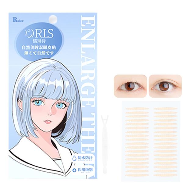 カラー：肌色サイズ：O-オリーブ【多様な目の形に対応】あらゆる目の形に適用可能な双眼皮テープです。一重、奥二重、垂れ下がった瞼など、どんな形でも美しい二重まぶたを作り出します。【強力な粘着力】この二重まぶたテープは特殊な粘着剤を使用し、しっ...