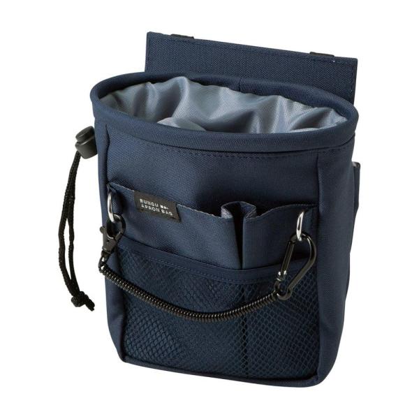 カラー：ネイビーサイズ：Free Sizeスタイル：カジュアルバッグ【特徴1】フタがないから出し入れ簡単で作業に最適!紐ですばやく開閉できる巾着タイプ【特徴2】多機能仕分けポケット付(計5コ)【特徴3】収納物が見やすいメッシュポケット付【特...