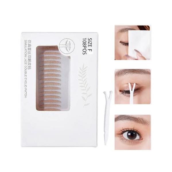 カラー：肌色サイズ：F【仕様】 S：20枚/シート*5　100枚　既存二重まぶたに適合します。 M：18枚/シート*5　90枚　幅が短い二重まぶたに適しているが、二重まぶたの幅を調整します。あるいは一重まぶたに適します。 L：15枚/シート...