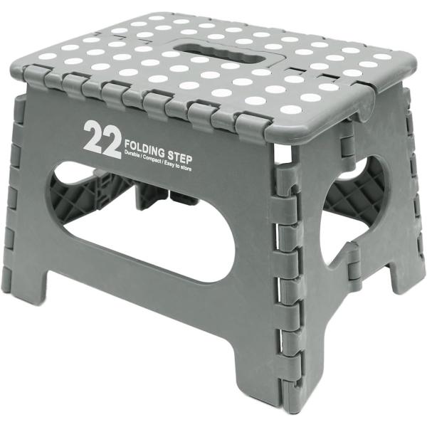 カラー：ダークグレーサイズ：Smallスタイル：LG22サイズ(約):使用時/32×25×22cm、収納時/32×35×4.5cm、天板/29×22cm商品重量:1115g材質:ポリプロピレン・合成ゴム耐荷重:約150kg