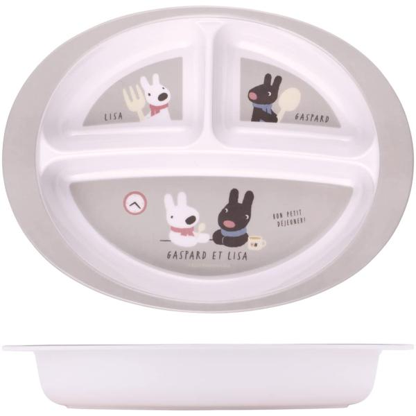 カラー：リサとガスパールスタイル：プレートサイズ:幅26×奥行19.5×高さ4cm素材・材質:メラミン樹脂容量:750ml原産国:中国食洗機：可