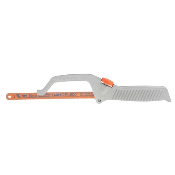 【商品概要】材質:アルミダイカスト原産国:イタリア全長(mm):330使用ノコ刃サイズ(mm):250付属刃:バイメタルノコ刃1枚付【商品説明】【商品詳細】ブランド：Bahco商品種別：非金属用のこぎり商品名：BAHCO(バーコ) Mini...