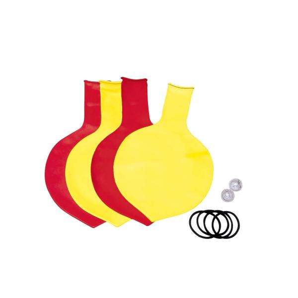 【商品概要】重量 : (約)160g/組サイズ : (約)最大直径80cm素材 : 天然ゴム4ヶ1組販売(赤・黄各2ヶ)屋内用プラスチック鈴2個付止ゴム4個付【商品説明】【商品詳細】ブランド：トーエイライト(TOEI LIGHT)商品種別：...