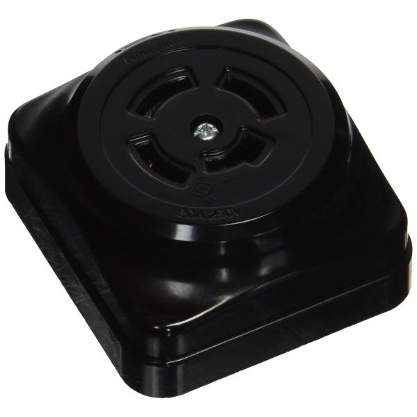 【商品概要】●ブラック色<br>●20A-250V<br>●接地3P<br>●適用電線：φ2、(φ2.6)/3.5?、(5.5?)【商品説明】【商品詳細】ブランド：パナソニック(Panasonic)商品種...