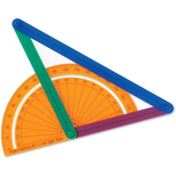 【商品概要】図形の角度が学べる算数教材 生徒用分度器にスティックプレートをセットできるスティックプレートサイズ : 5cm 〜 14.14cm分度器サイズ : 10cmスティックプレート 6種 x 8本、分度器 1個対象年齢 : 6歳以上 ...