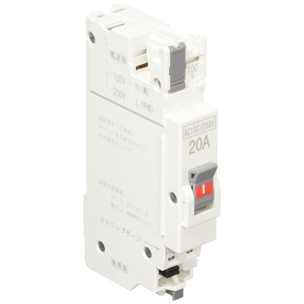 【商品概要】●定格電圧：AC100-100/200V<br>●定格電流：20A<br>●極数：2P<br>●素子数：2E<br>●フレーム：30AF<br>●端子使用電極側/負荷側...