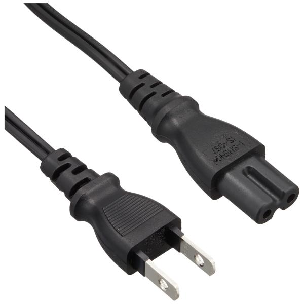 【商品概要】■外形寸法(ケーブル長):1.0m■コネクター形状:ACアダプター側:2ピンソケット(メス)、ACコンセント側:2ピンプラグ(オス)■質量:約48g●ノートパソコンや周辺機器等に接続する電源ケーブル■パッケージ寸法(幅×高さ×奥...