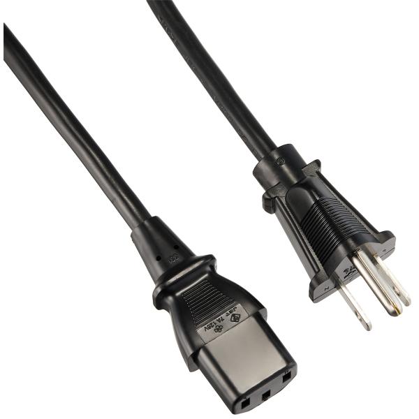 【商品概要】■質量:約185g■定格:AC125V/7A■コネクター形状:ACアダプター側:3ピンソケット(メス)、ACコンセント側:3ピンプラグ(オス)●ノートパソコンや周辺機器等に接続する電源ケーブル■外形寸法(ケーブル長):2.0m■...