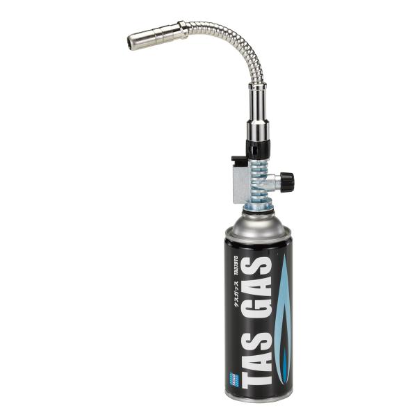 【商品概要】温度…2,100℃ロウ付能力…5/8″まで(常温)燃焼時間…100分ワンタッチ着火式逆さ使用も可能です。(替ボンベはTA379TGをご使用下さい)【商品説明】【商品詳細】ブランド：イチネンTASCO商品種別：DIY・工具・ガーデ...