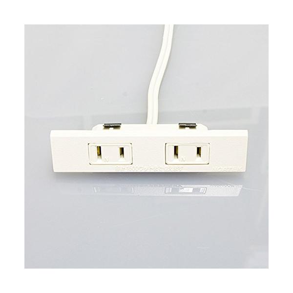 【商品概要】【商品説明】メーカー：NOATEK(ノアテック) / 株式会社ノア　　 <br/> シリーズ名： 家具用コンセント　　　<br/> <br/> 本体色：白色<br/> コード色：白...