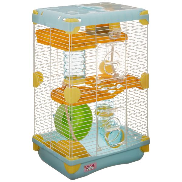 【商品概要】本体サイズ (幅X奥行X高さ) :27.5×22×46.2cm本体重量:1.23kg原産国:中華人民共和国【商品説明】【商品詳細】ブランド：ミニマルランド商品種別：ペット用品商品名：ミニマルランド ハムちゃんのプレイランド S3...