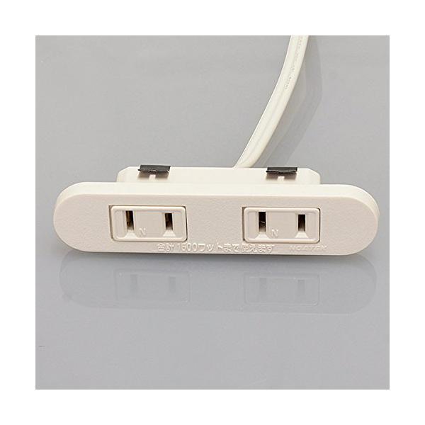 【商品概要】【商品説明】メーカー：NOATEK(ノアテック) / 株式会社ノア　　 <br/> シリーズ名： 家具用コンセント　　　<br/> <br/> 本体色：白色<br/> コード色：白...