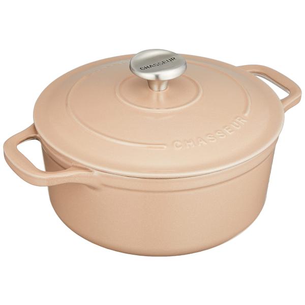 【商品概要】サイズ(約):27.8×20.7×14.2cm、容量:2.5L本体重量(約):3420g素材・材質:本体/鋳物ほうろう、蓋つまみ/ステンレス鋼生産国:フランス対応熱源:ガス火、電磁調理器 (IH 200V)、オーブン など ※電...