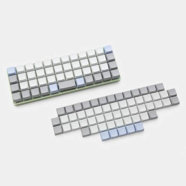 【商品概要】キーキャップのみで、キーボードは含まれません。合計107個のキーがあります。XDAプロファイルはプレーンキーキャップで、DSAより少し高くなっています。このキーキャップはPBT製で、厚さは約1.7mmです。空白のキーキャップは、...
