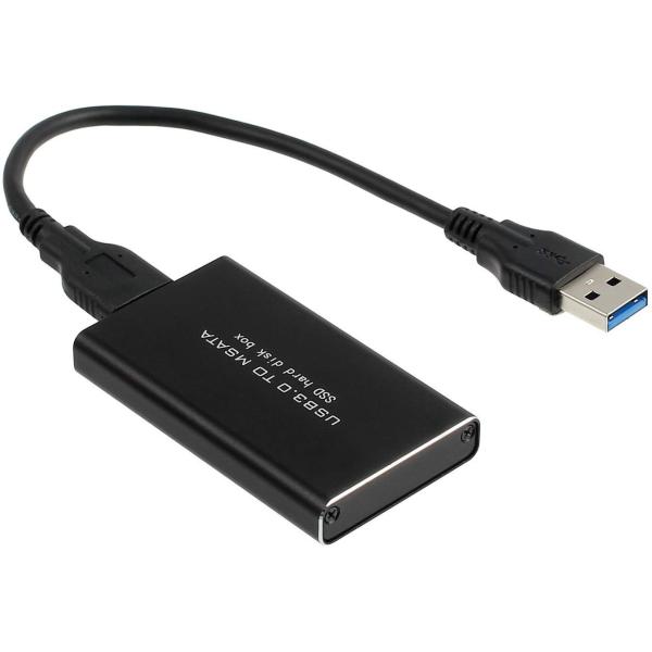 【商品概要】含む：ねじ、USB 3.0 to Mini PCIE mSATAアダプター、ドライバー、USB 3.0 ケーブル。SuperSpeed USB 3.0の転送速度は最大6GBPSに達して、実際の転送速度はハードディスクとデバイスに...