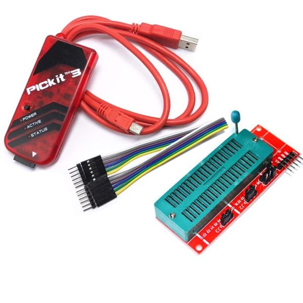 【商品概要】【PICKIT3 プログラマー】PICkit3は、マイクロチップが初心者向けに設計した開発ツールで、オンラインシミュレーションとダウンロードを統合したPICシリーズMCUを学習、評価、開発します。【プログラミング性能】USBイン...