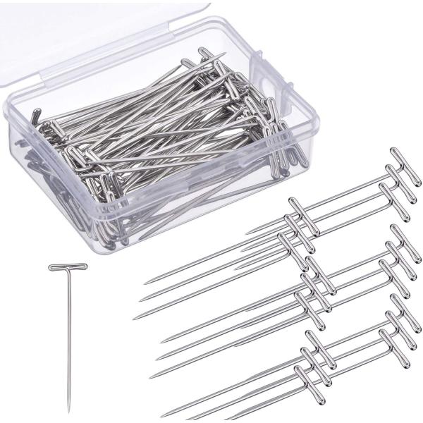 【商品概要】針長:約32*1.4mm。材質:ステンレス鋼入数:約200本。金属材料、耐磨耗性、曲げにくく、鋭い点。広い用途:事務用品、縫製、工芸品、日常生活に使用十分です。【商品説明】T虫ピン 32mm 約200本【商品詳細】ブランド：YO...