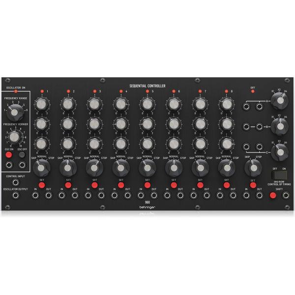 【商品概要】「Modular 55」シリーズの回路を本格的に再現したアナログステップシーケンサーモジュールそれぞれ行ごとにCVコントロールと9ステップ目の停止コマンドを備えた8つのシーケンスステップ962 SEQUENTIAL SWITCH...