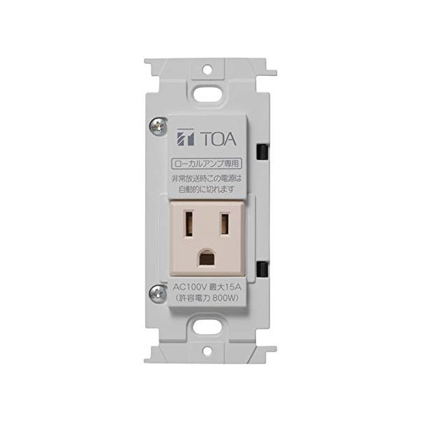 【商品概要】■制御電源：DC24 V 10 mA（無極性） 非常用放送設備から供給 ■コンセント用電源：AC100 V 50／60 Hz■電力容量：最大800 W■電流容量：最大15 A■制御方式：非常時DC24 V断によりAC100 V断...