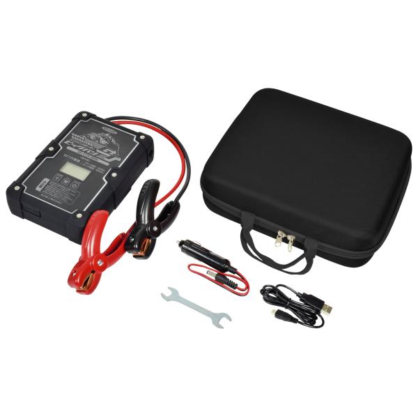 【商品概要】●【適応車種・排気量】12Vガソリン車5000ccまで●12Vディーゼル車3000ccまで●【電源】キャパシタ●リチウムイオン7.4V 2500mAh●【入力プラグ】キャパシタ用DC12Vシガーコード/USB充電コード（DC5V...