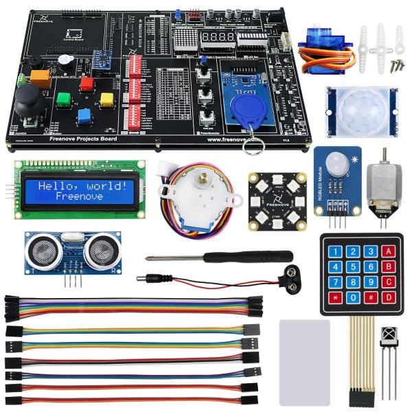【商品概要】互換性のあるボード -> Arduino UNO または類似のボードと互換性があります。 (本キットには含まれません。お客様でご用意ください。)238 ページの詳細なチュートリアル (基本的なエレクトロニクスとプログラミン...