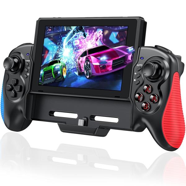 【商品概要】【Nintendo Switch/OLED対応】面倒な配線なしで有線モードで接続！ まず、スイッチ本体で「Pro Controller 有線通信」をオンにします。 Type-C 直接接続、プラグ アンド プレイ、充電中の再生、パ...
