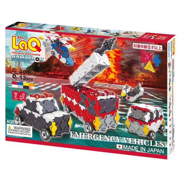 【商品概要】乗り物好きの方におすすめ! お馴染みの緊急車両が作れるキットです。「消防車」はボールジョイントパーツを使ってハシゴが可動するギミックつき。【つくれるモデル】は7種類! 白バイ、救急車、パトカー、警察ヘリコプター 、警官護送車 、...