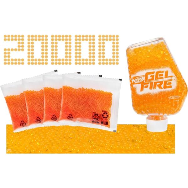 【商品概要】20,000個の脱水ラウンドが含まれています:Nerf Pro Gelfireブラスター用。 水を加えるだけでラウンドが伸びます。 (ブラスターは別売りです。在庫状況によります)。800ラウンドホッパー付き:ラウンドには大容量の...