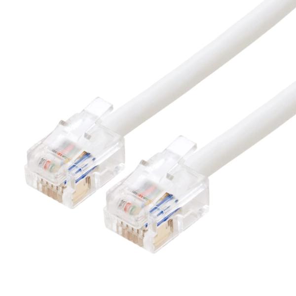 【商品概要】プラグ：6極6芯（RJ11）長さ：3m規格：NTT結線準拠対応：家庭用電話機、ビジネスホン、ドアホン環境に優しいRoHS指令対応【商品説明】【商品詳細】ブランド：ミヨシ(Miyoshi)商品種別：家電＆カメラ商品名：MIYOSH...