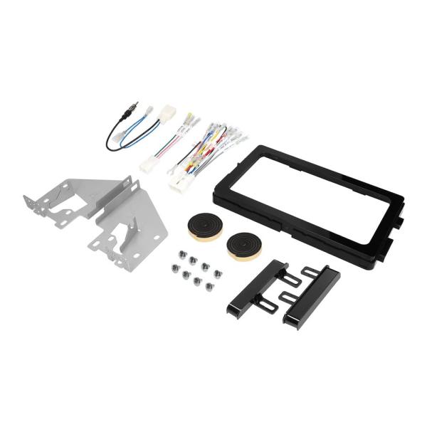 【商品概要】◆トヨタ アクアの法人向けオーディオレス車(メーカーオプション)へカーオーディオ・ナビゲーションの取り付けに必要な部材セット【セット内容】 ・2DINワイド変換パネル×1 ・すき間埋めテープ×2 ・鏡面ワイドパネル(L・R)×各...