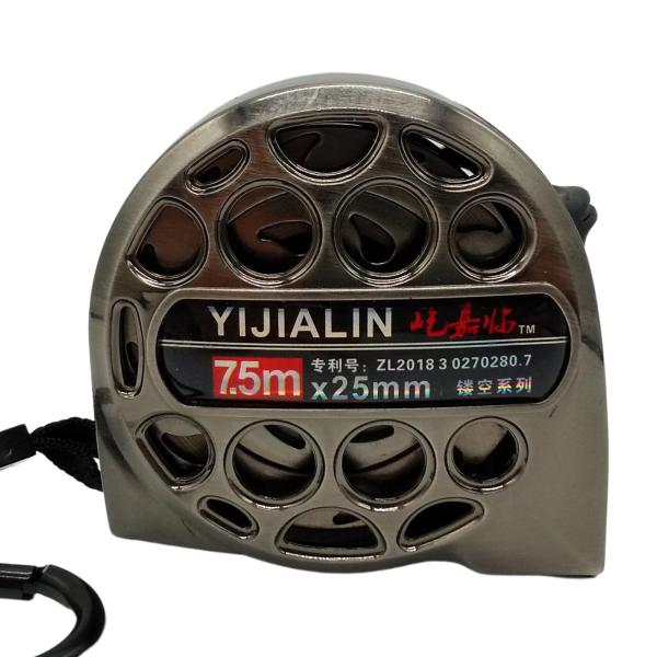 【商品概要】【材質】：高炭素鋼製ニッケルメッキ、プラスチックケース【サイズ】：巻尺の長さ - 3m/5m/7.5m、巻尺の幅 - 16mm/19mm/25mm【特性】：錆びにくいニッケルメッキ仕様、耐久性が高く長持ちする高炭素鋼製、自動巻き...